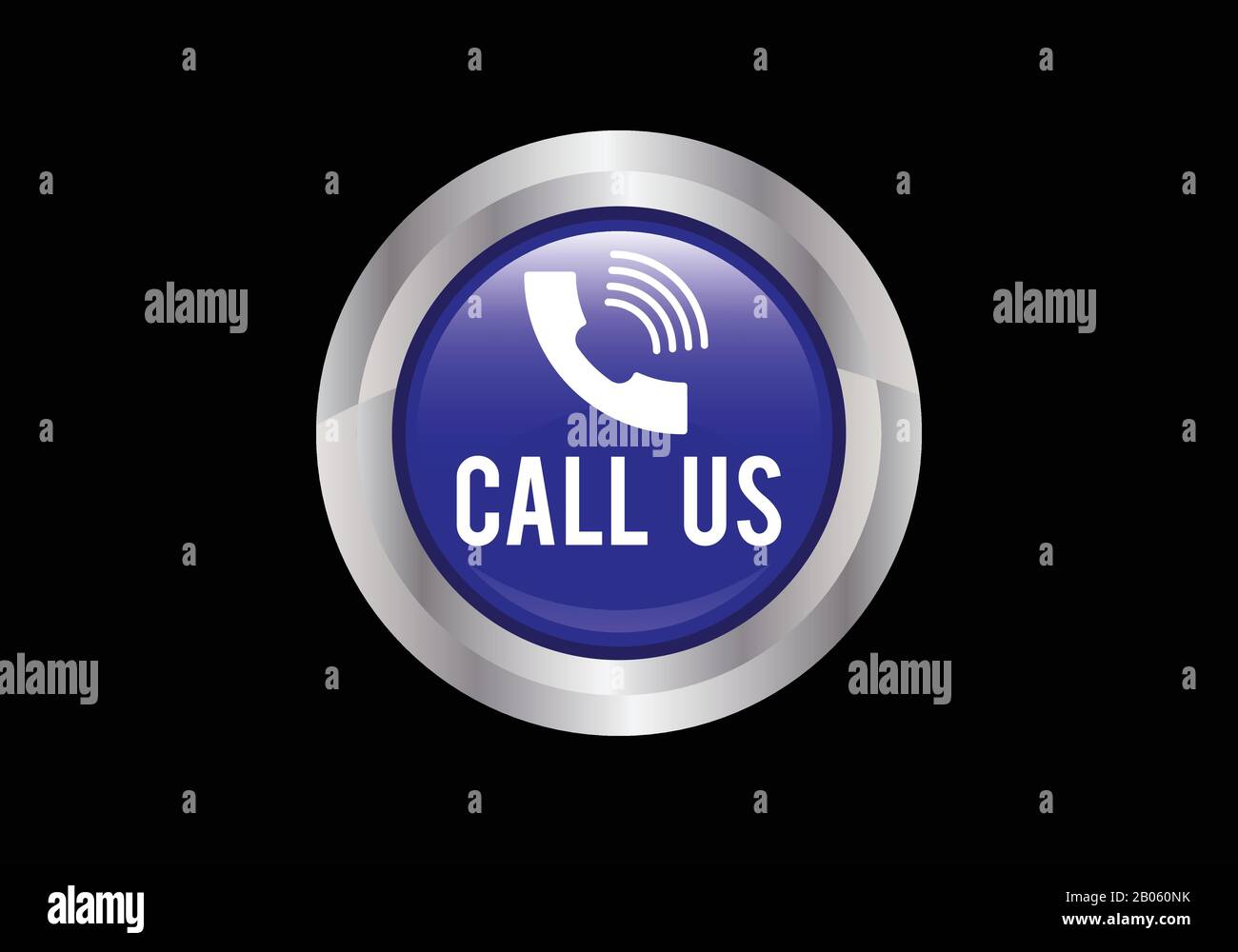 Call Us button, Contact Us icon design, Call Us Banner Stock Vector ...