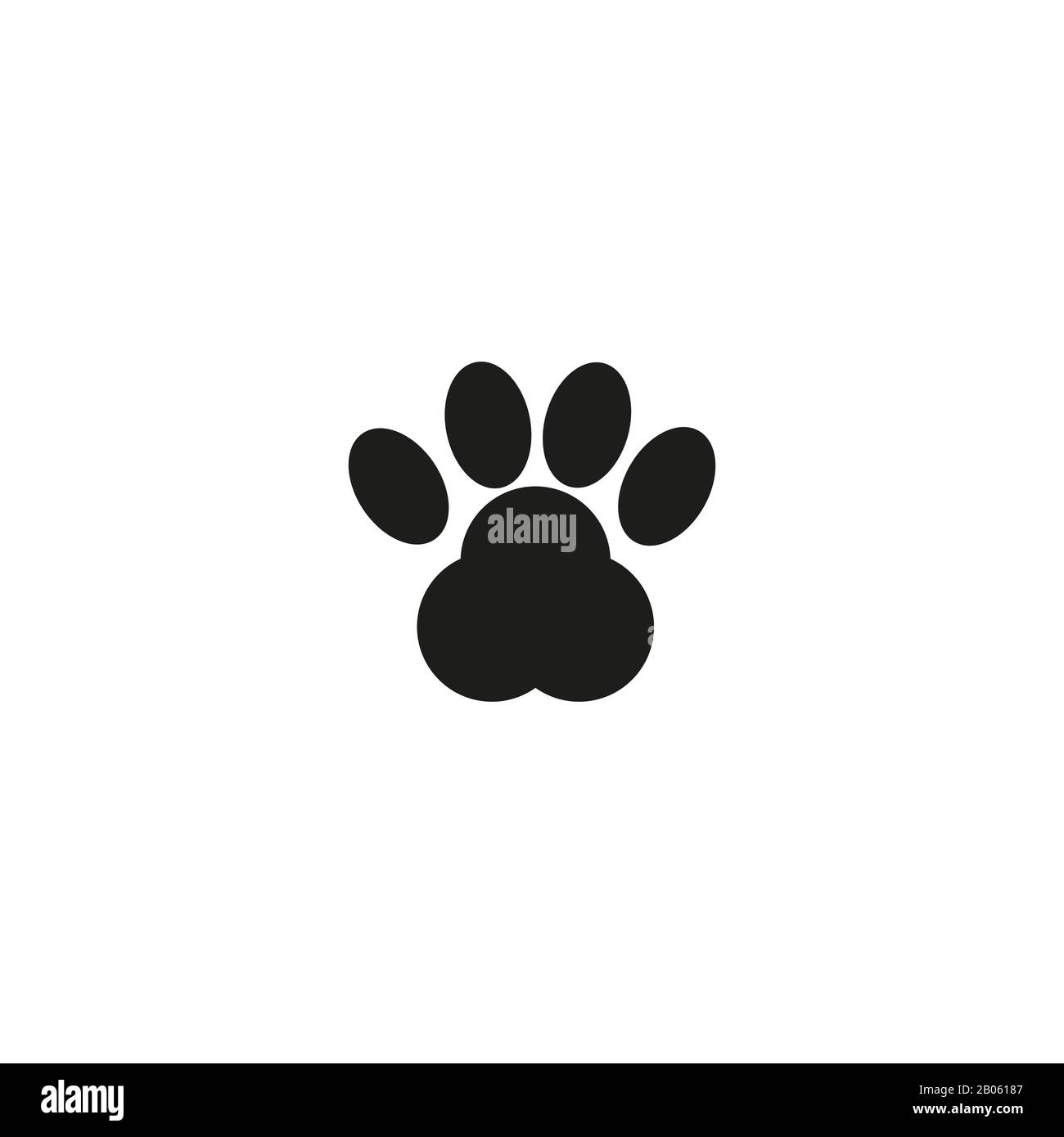 animal paws print. abstract vector illustration eps 10 Stock Vector ...