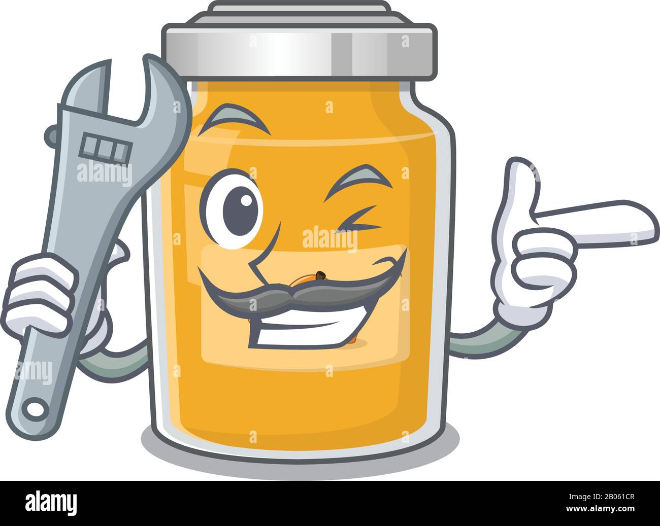 Smart Mechanic appricot cartoon in character design Stock Vector Image ...