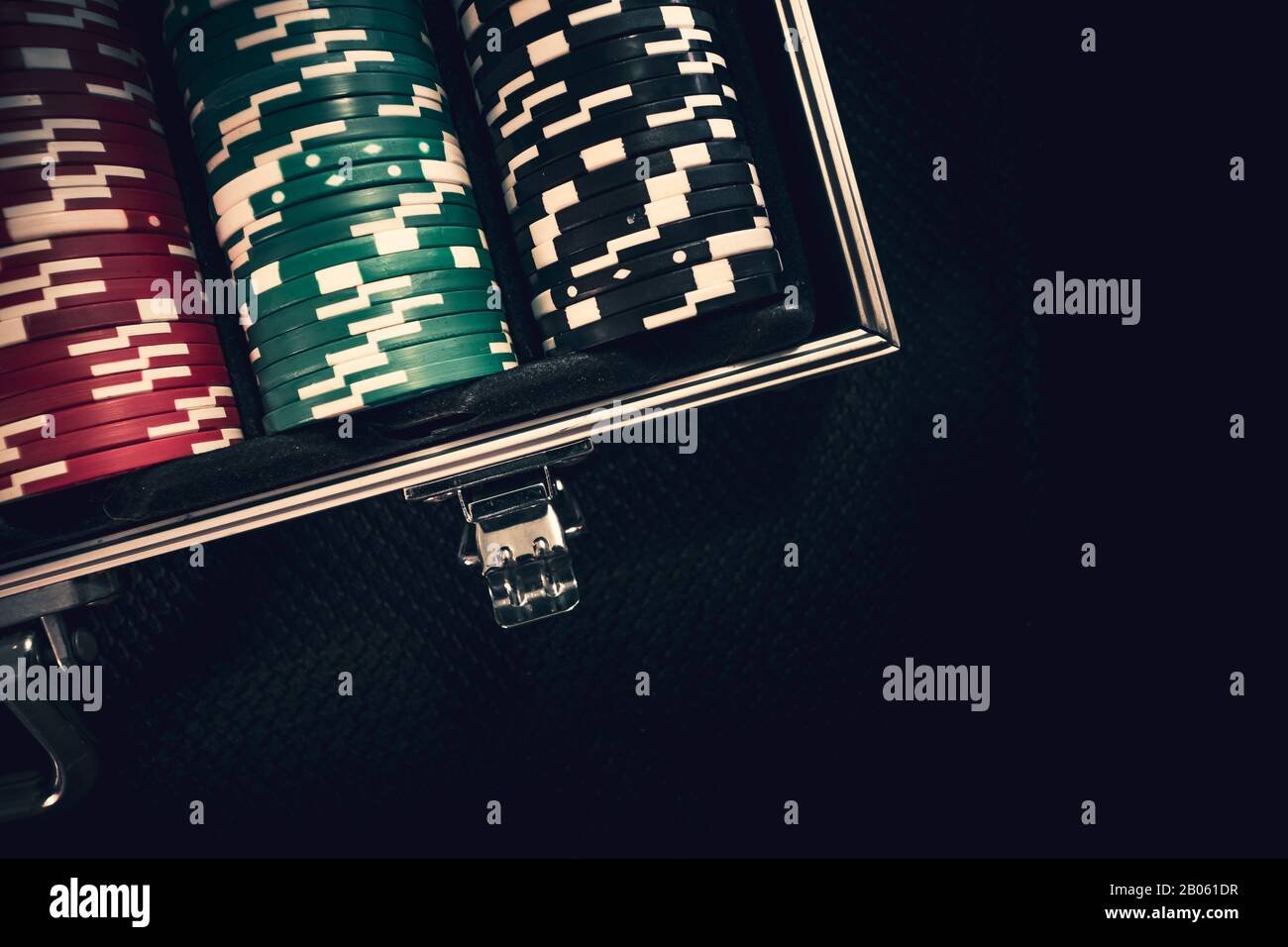 Hand with chip stack hi-res stock photography and images - Alamy