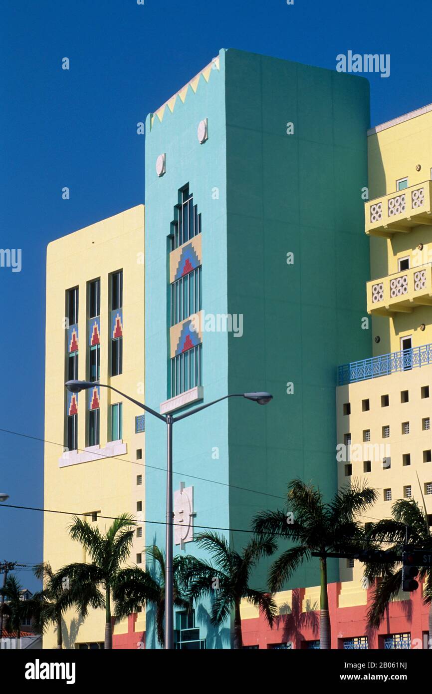 USA, FLORIDA, MIAMI BEACH, ART DECO DISTRICT, HOUSE Stock Photo - Alamy