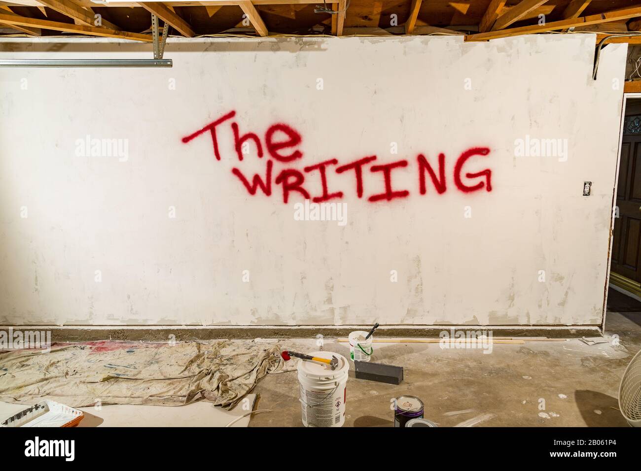 Leave wall hi-res stock photography and images - Alamy