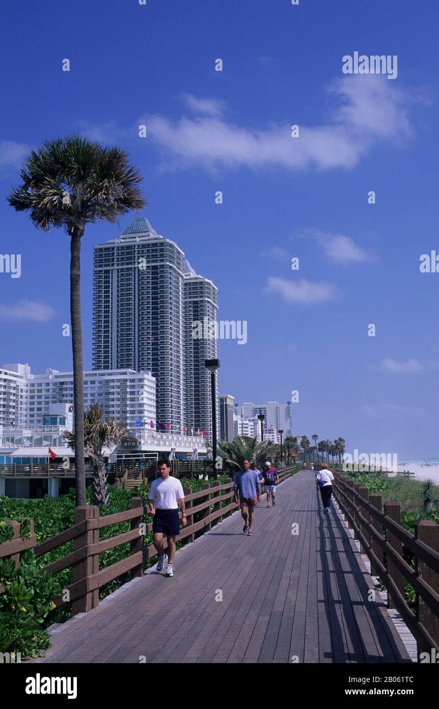 USA, FLORIDA, MIAMI BEACH, BOARDWALK Stock Photo - Alamy