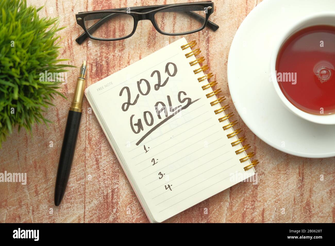 2020 new year goals hi-res stock photography and images - Alamy