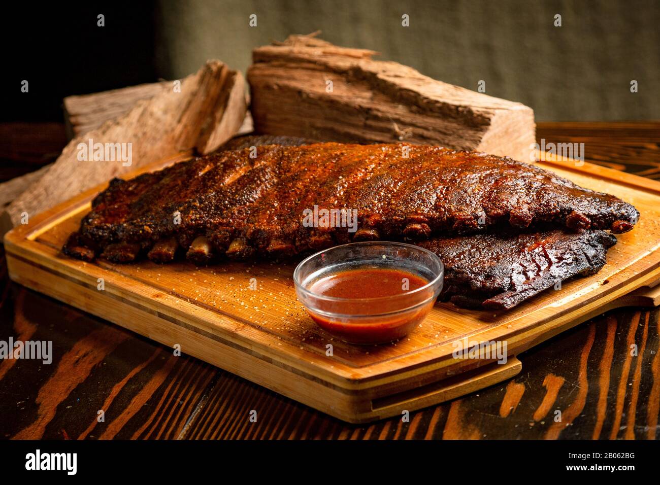 Barbecue Ribs and Brisket Food Photography Stock Photo - Alamy