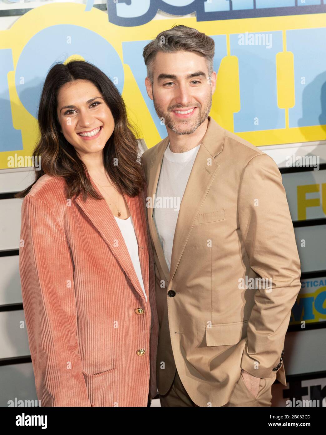 New York, NY - February 18, 2020: Lisa Kleinman and Casey Jost attend ...