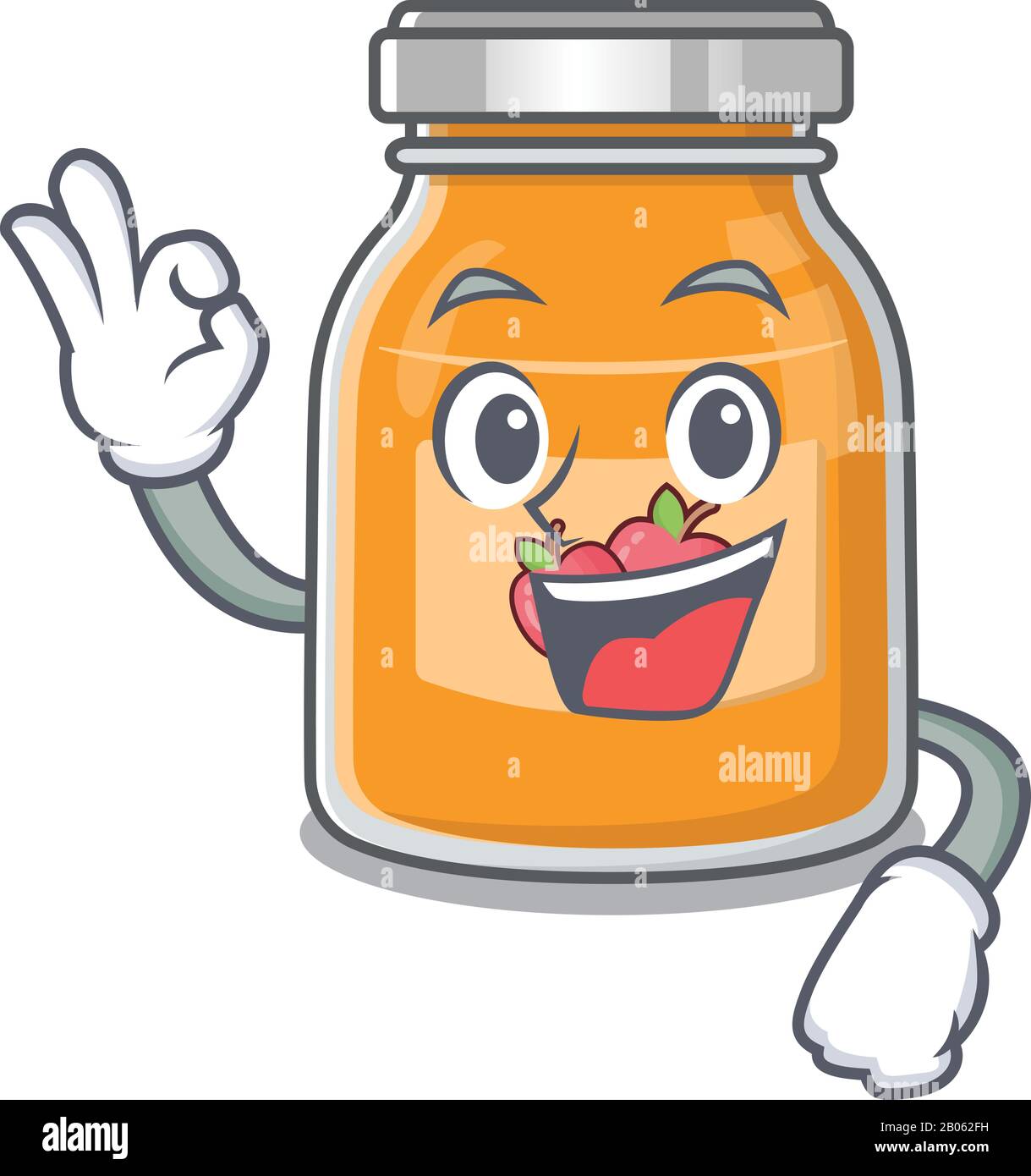 Peach jam making Stock Vector Images - Alamy