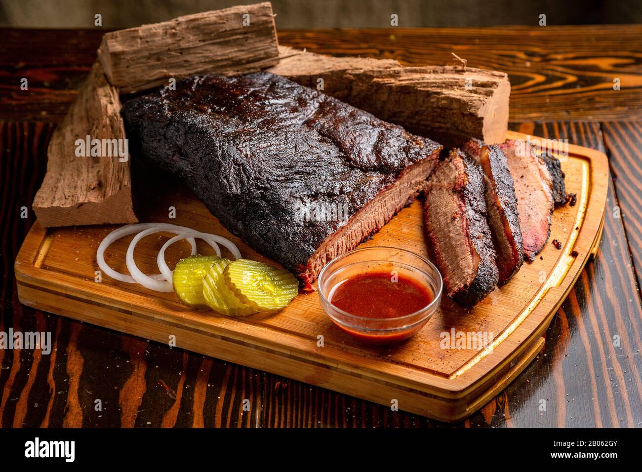 Barbecue Ribs and Brisket Food Photography Stock Photo - Alamy