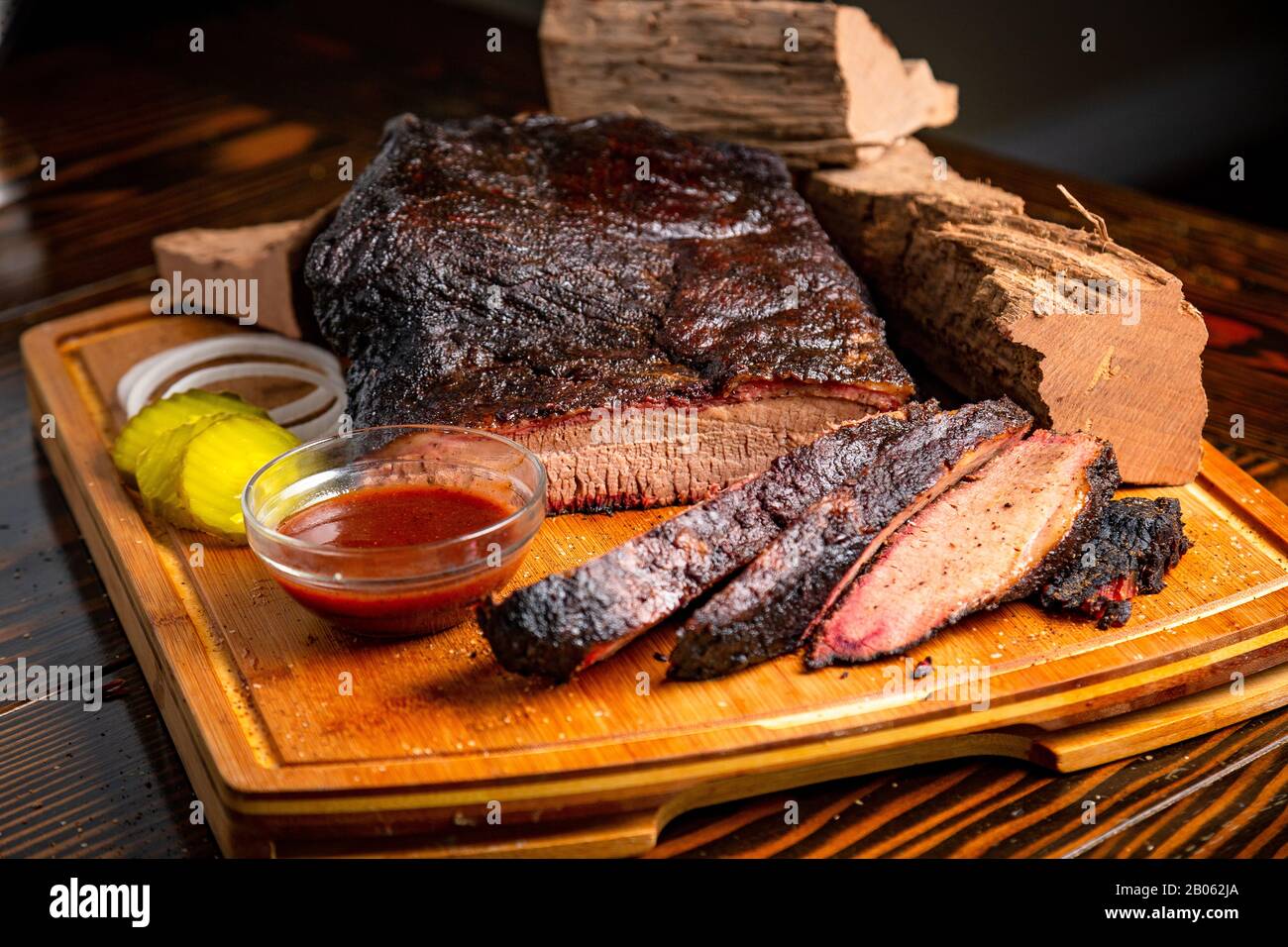 Barbecue Ribs and Brisket Food Photography Stock Photo - Alamy