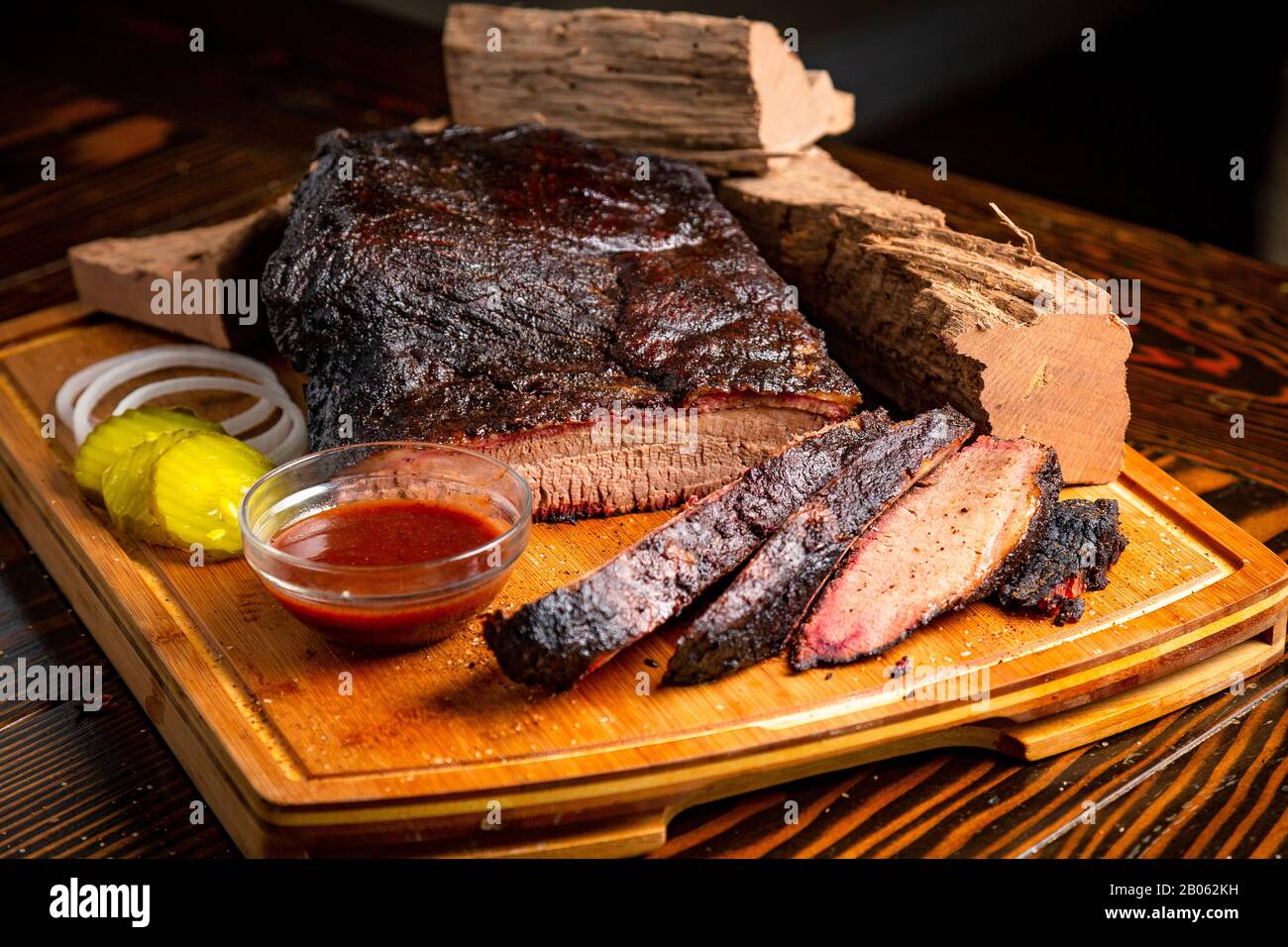Barbecue Ribs and Brisket Food Photography Stock Photo - Alamy