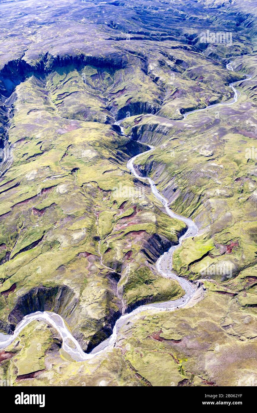 Iceland aerial photography Stock Photo - Alamy