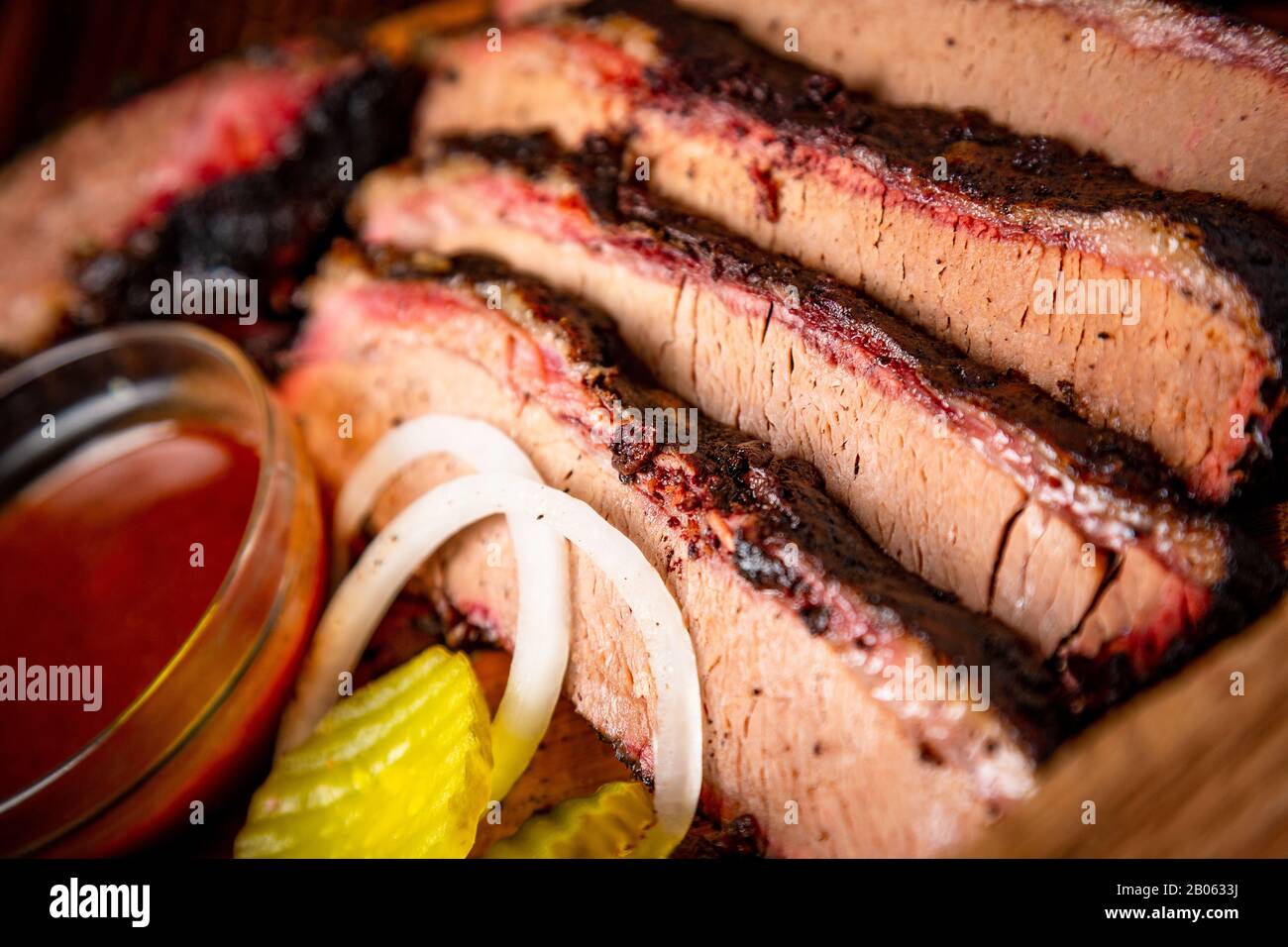 Barbecue Ribs and Brisket Food Photography Stock Photo - Alamy
