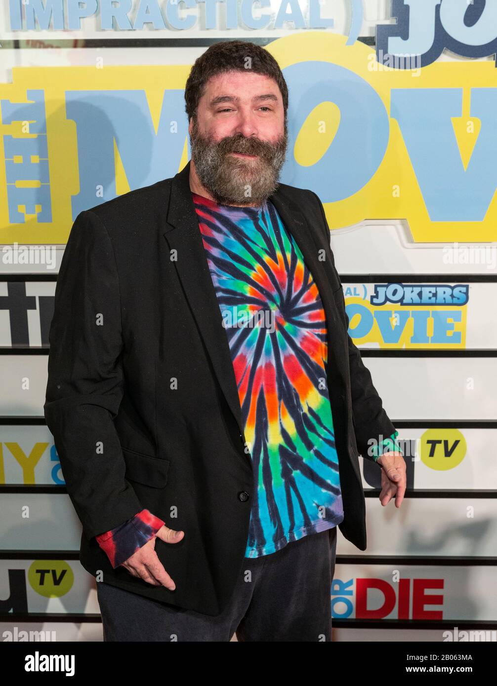 New York, NY - February 18, 2020: Mick Foley attends premiere of ...
