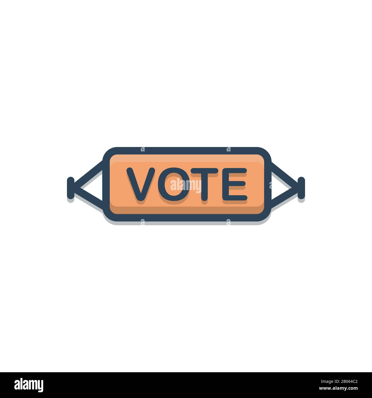 Illustration for Vote banner Stock Vector Image & Art - Alamy
