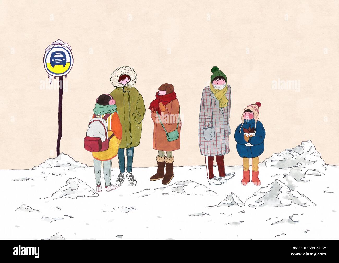 Wintertime concept, ways to stay warm or fight the winter cold ...