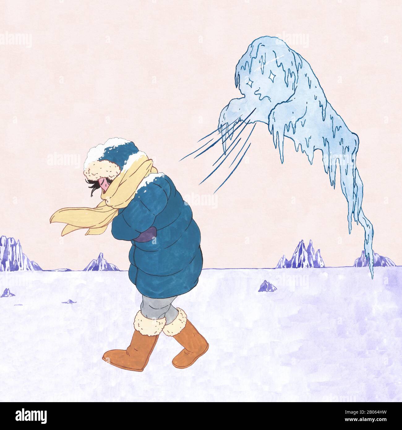 Stay warm Stock Vector Images - Alamy