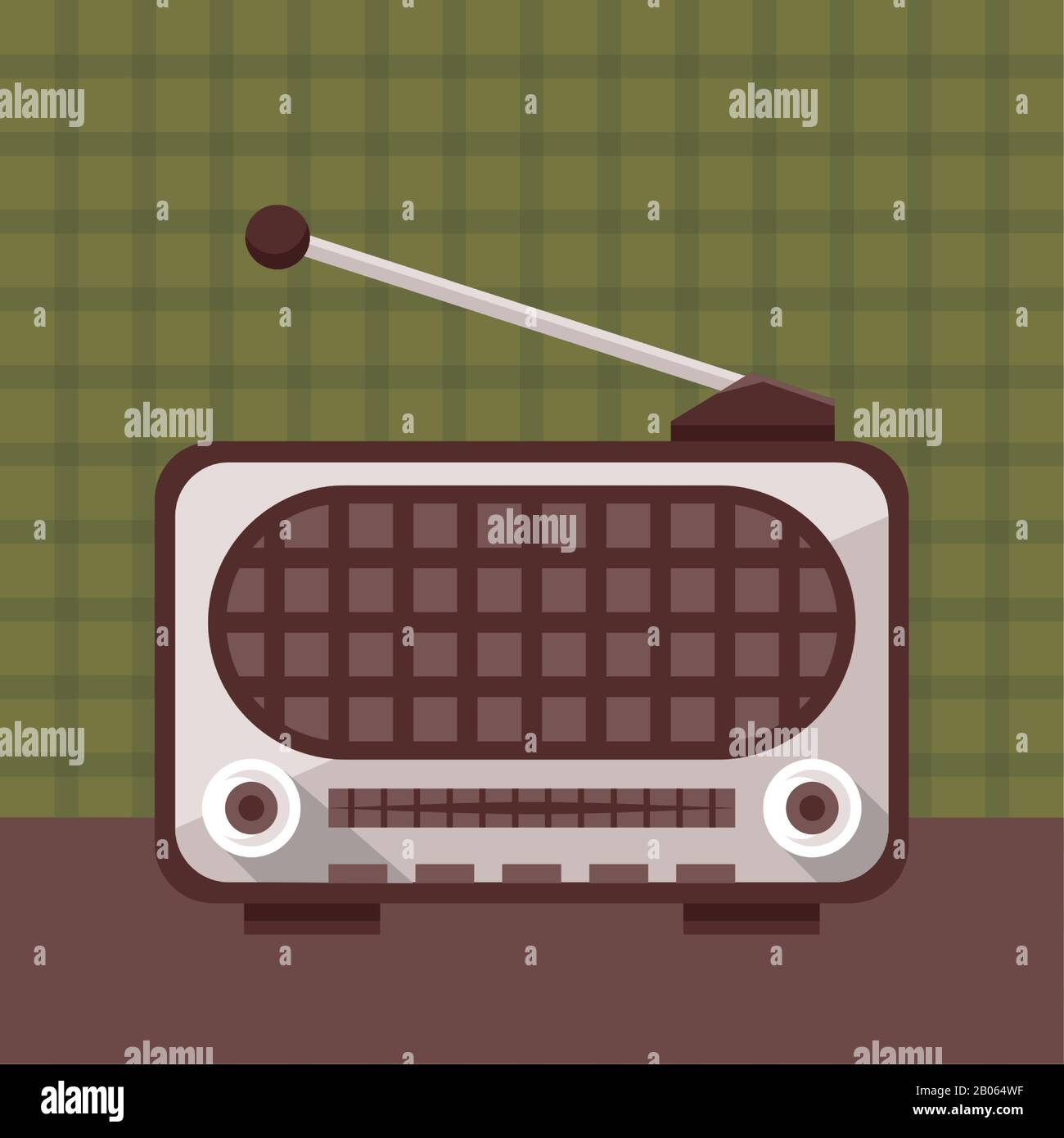 radio old device isolated icon Stock Vector Image & Art - Alamy