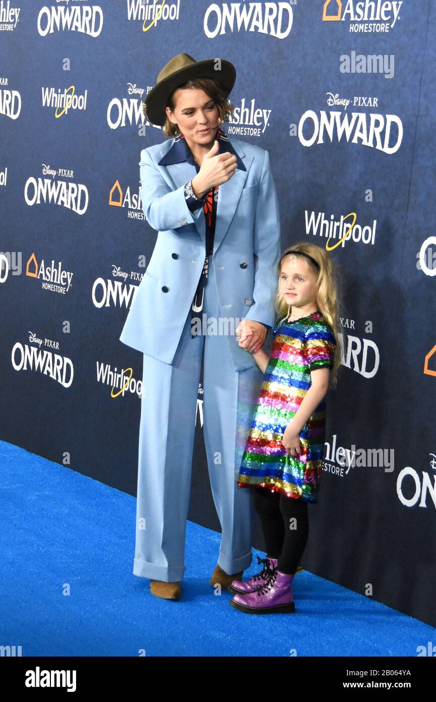 Hollywood, California, USA 18th February 2020 Singer/songwriter Brandi ...