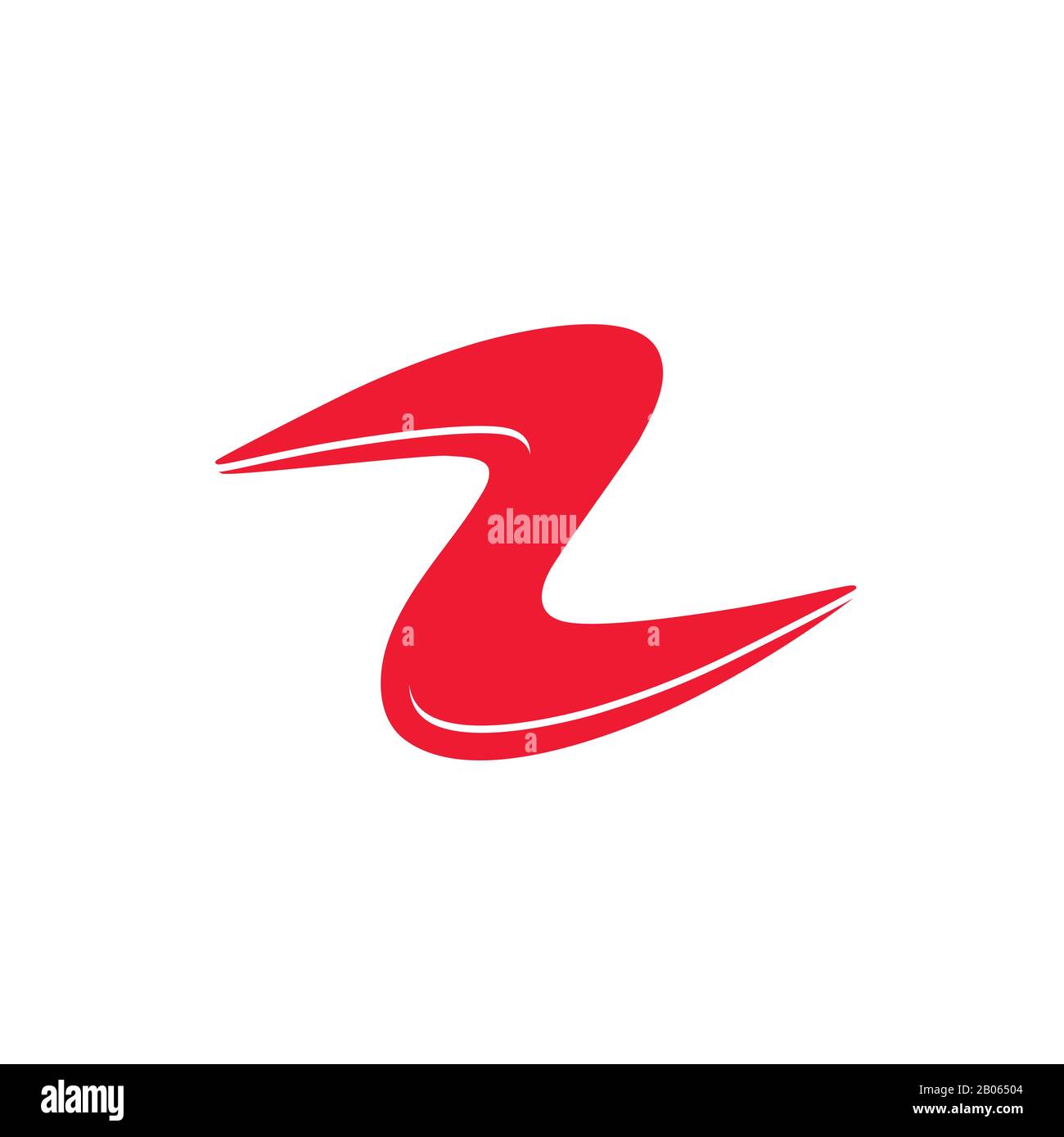 abstract curves shape simple logo vector Stock Vector Image & Art - Alamy