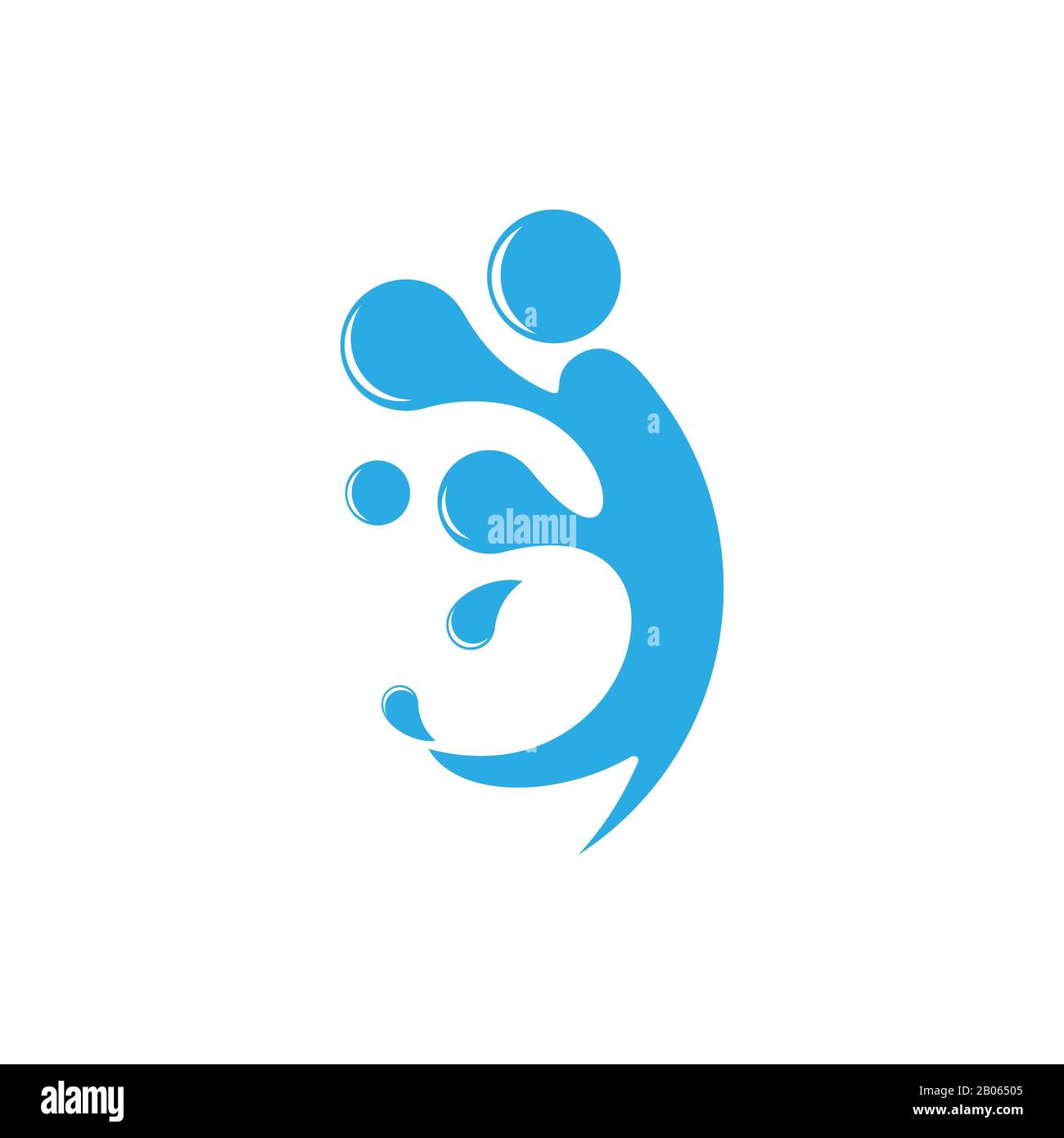 Vectors people and water Cut Out Stock Images & Pictures - Alamy