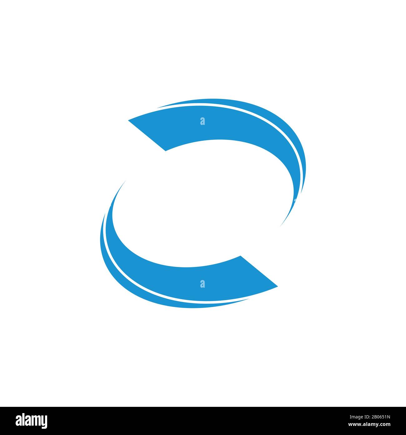 circle geometric rotate logo vector Stock Vector Image & Art - Alamy