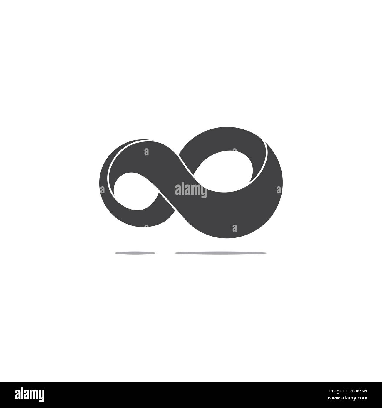 abstract 3d infinity ribbon logo vector Stock Vector Image & Art - Alamy