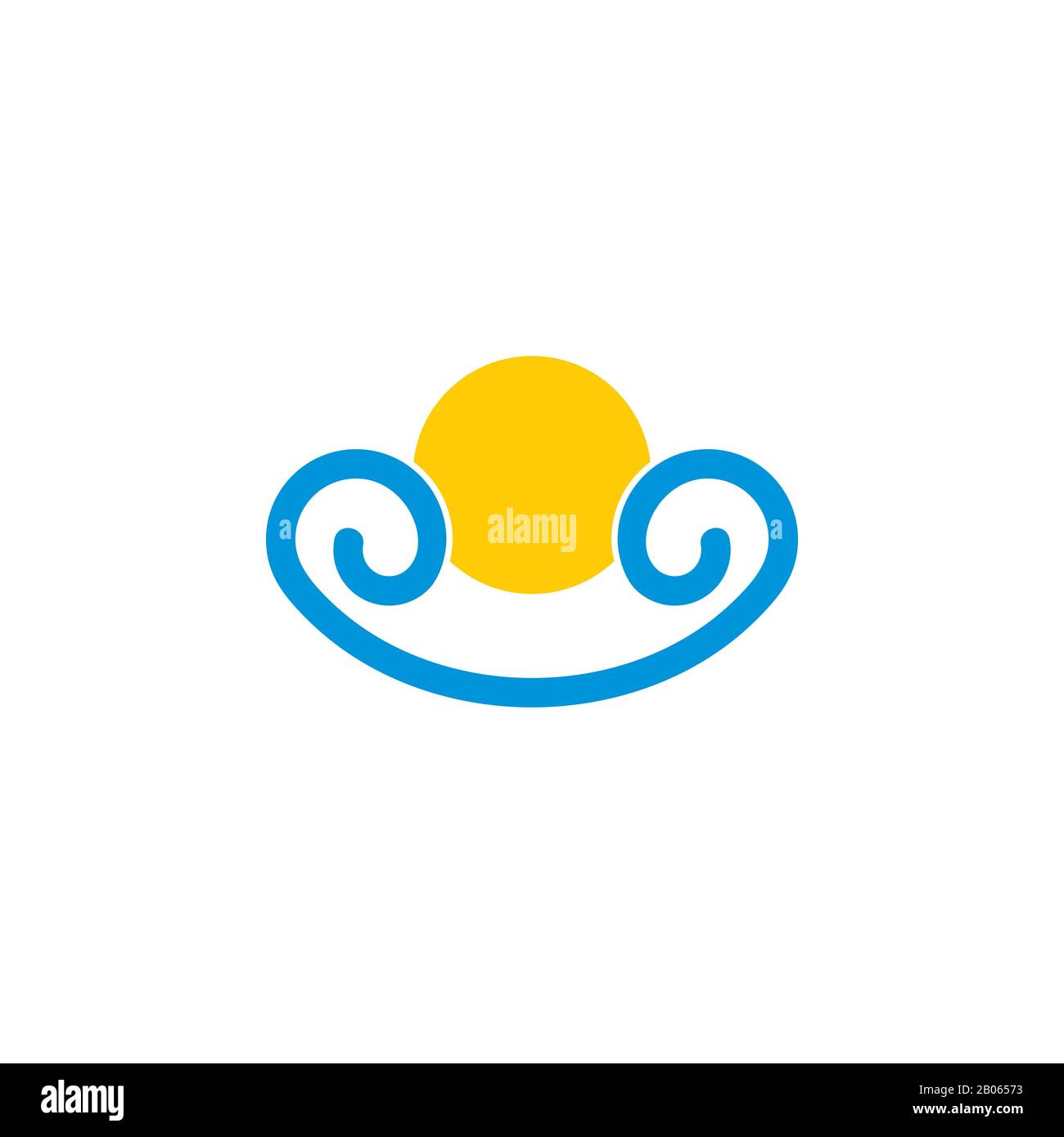 sun waves simple abstract logo vector Stock Vector Image & Art - Alamy