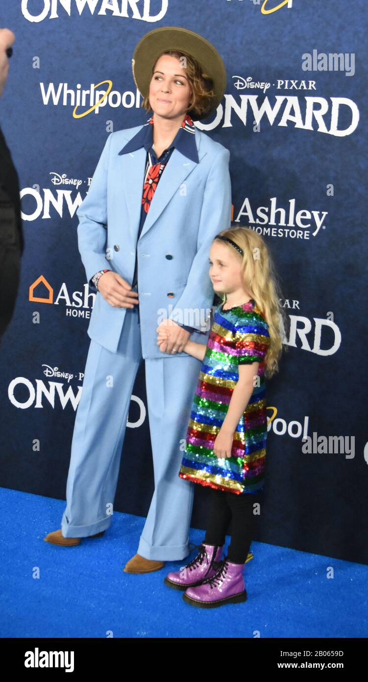 Hollywood, California, USA 18th February 2020 Singer/songwriter Brandi ...