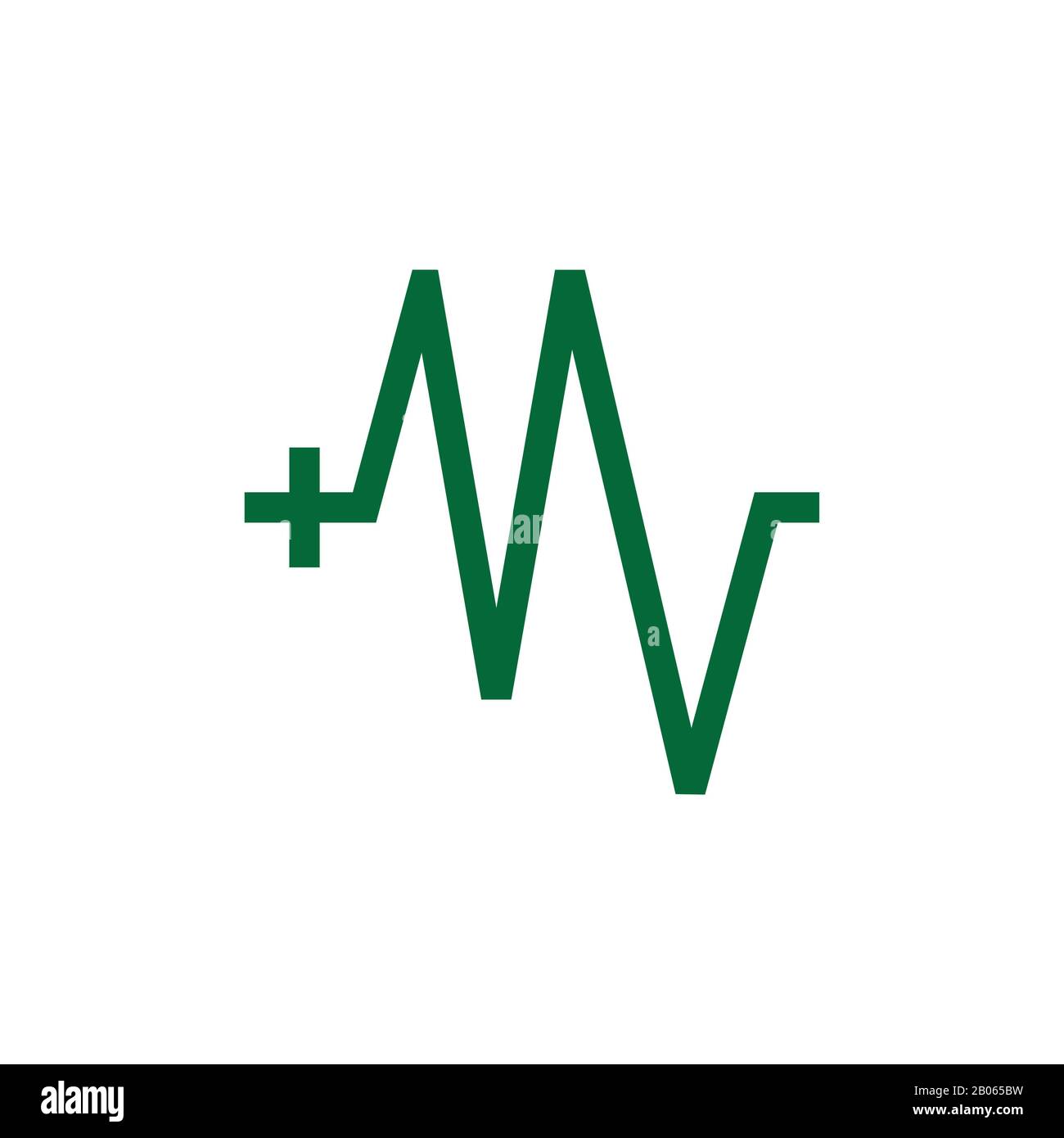 letter m medical heart pulse symbol vector Stock Vector Image & Art - Alamy