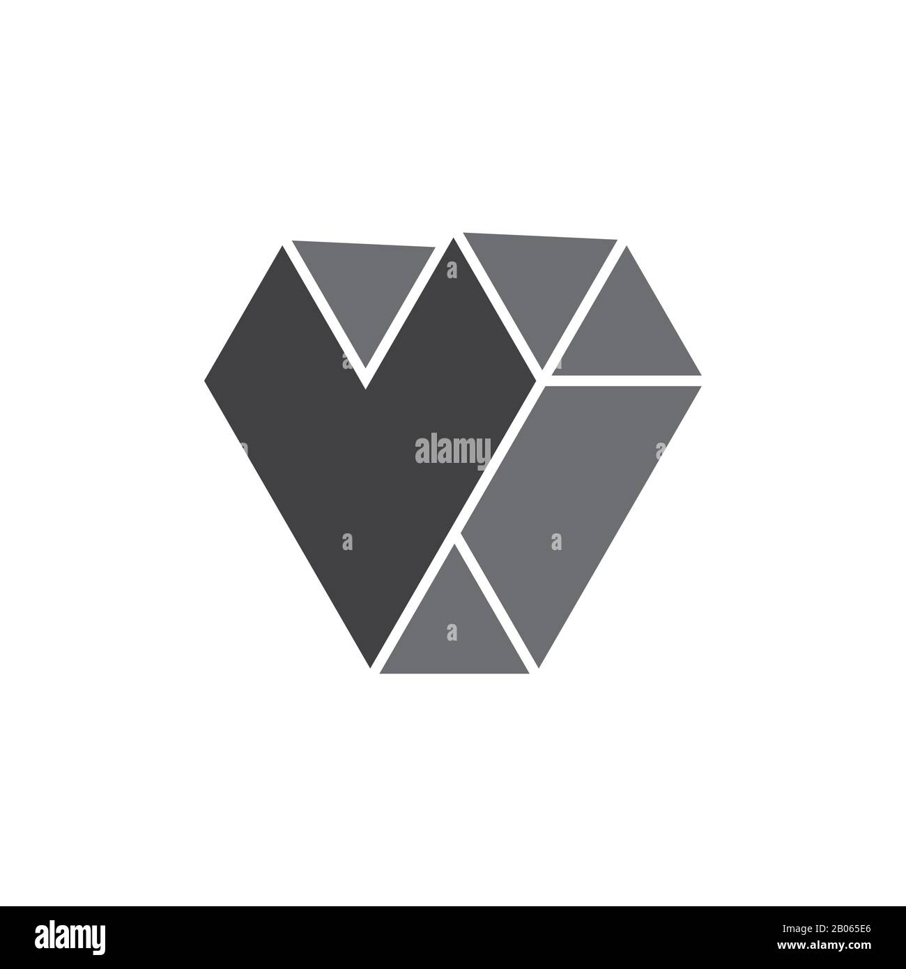 Letter v 3d hi-res stock photography and images - Alamy