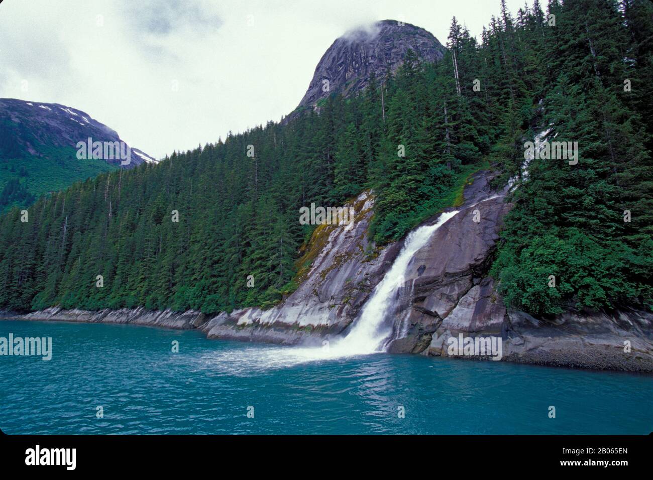USA, ALASKA, NEAR JUNEAU, TRACY ARM, WATERFALL Stock Photo - Alamy