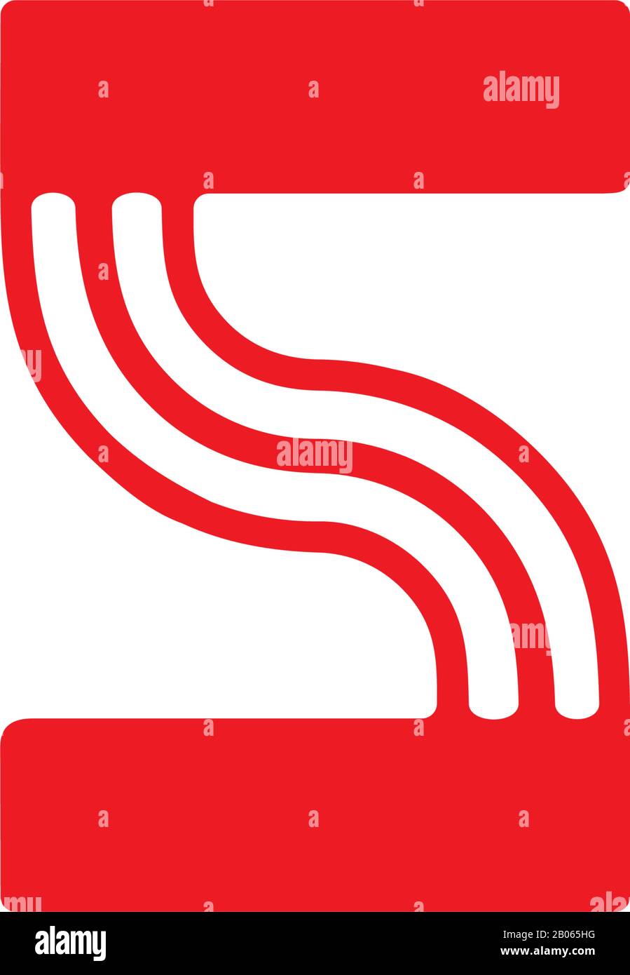 letter s stripes logo vector Stock Vector Image & Art - Alamy