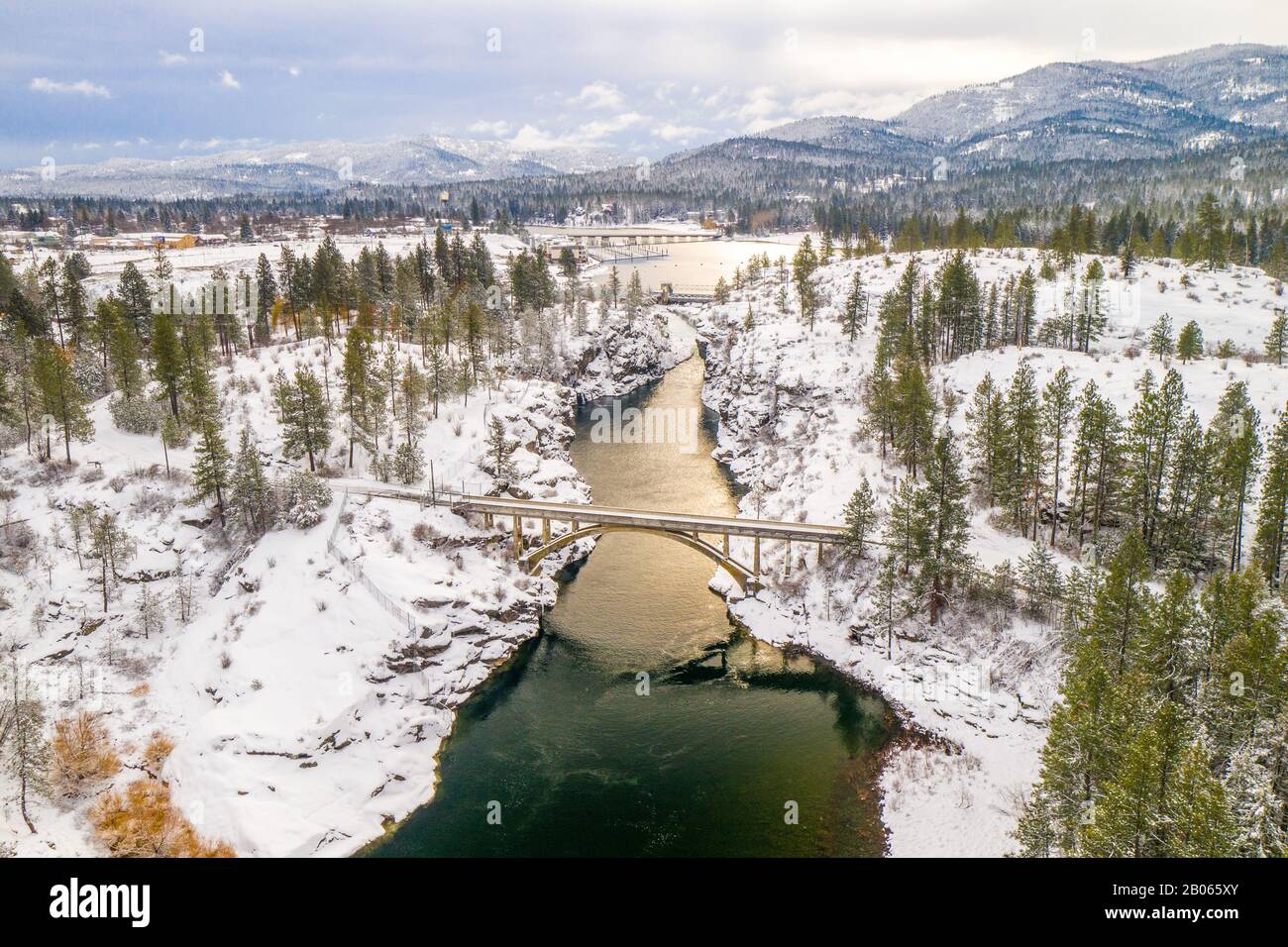 Winter in North Idaho Stock Photo - Alamy