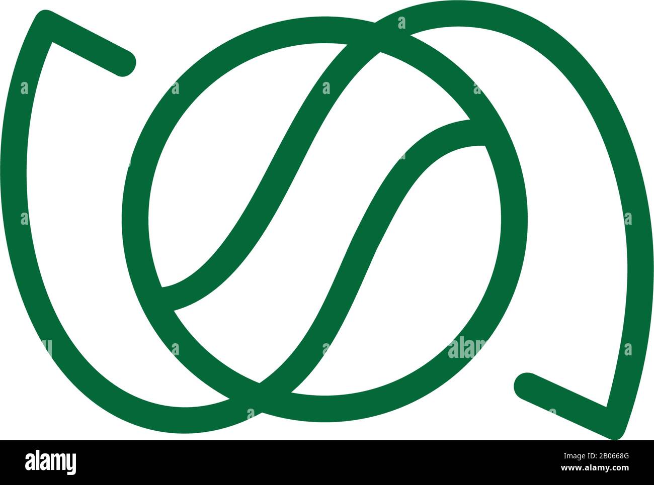 circle rotation ball sport logo vector Stock Vector Image & Art - Alamy