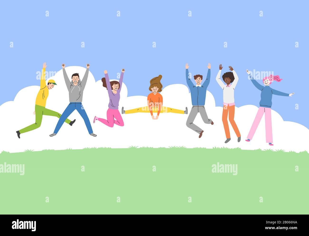 Celebration jubilation Stock Vector Images - Alamy