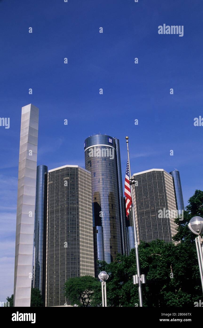 Détroit renaissance center hi-res stock photography and images - Alamy
