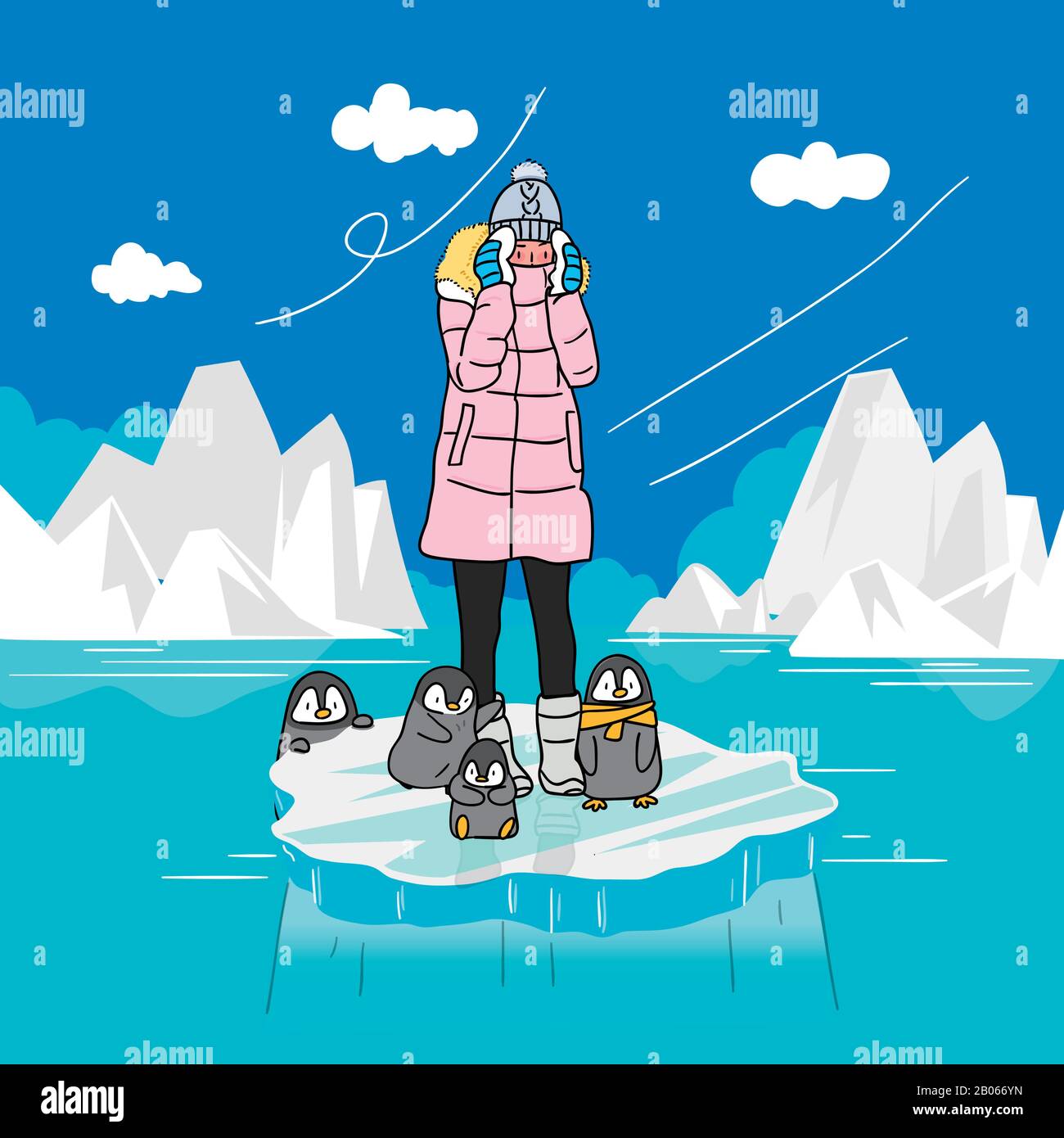 Wintertime concept, ways to stay warm or fight the winter cold ...