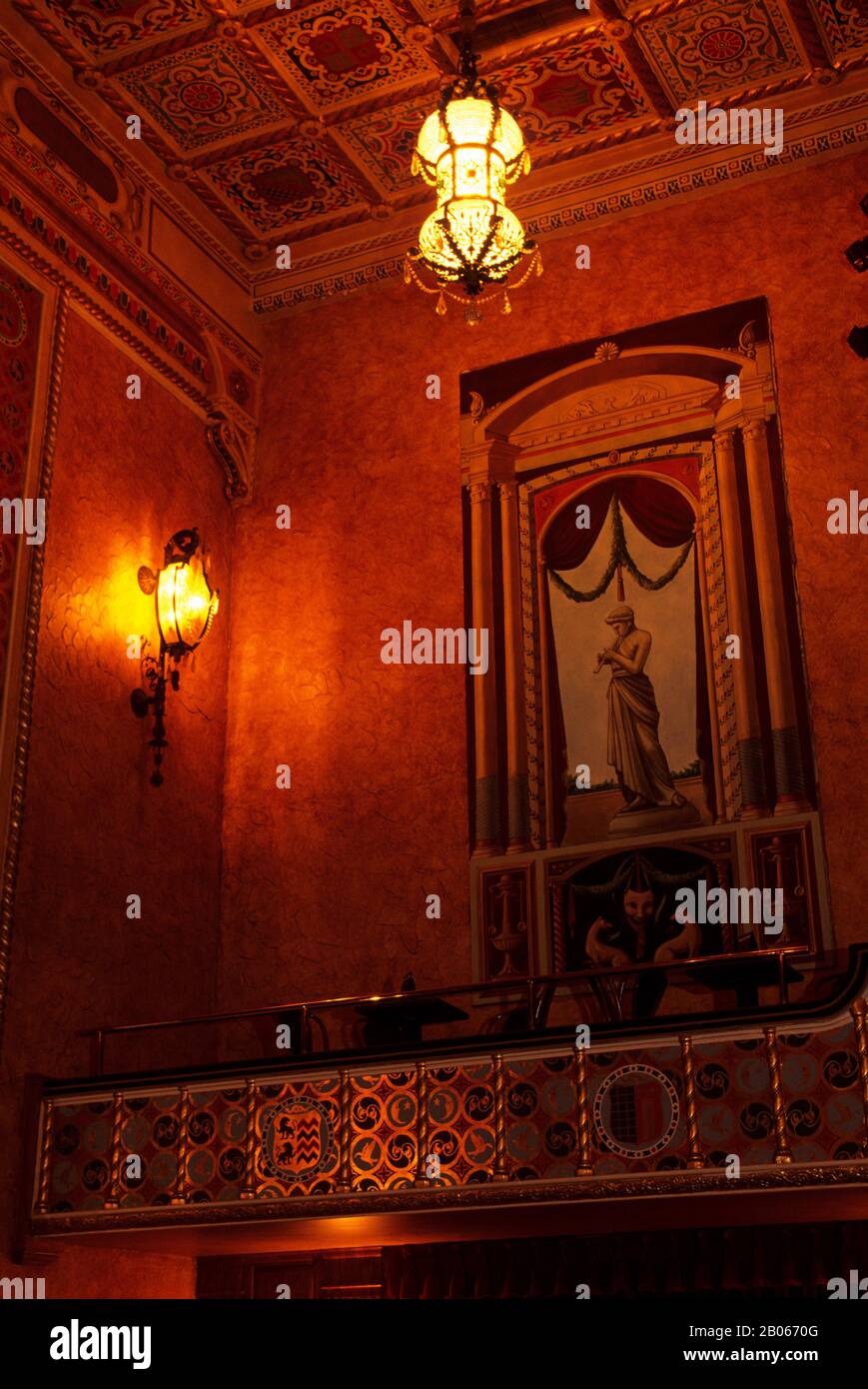 USA, MICHIGAN, DETROIT, GEM THEATRE, INTERIOR Stock Photo - Alamy