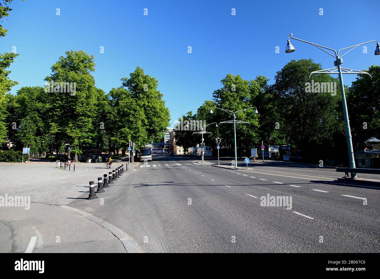 The park in Turku, Finland Stock Photo - Alamy