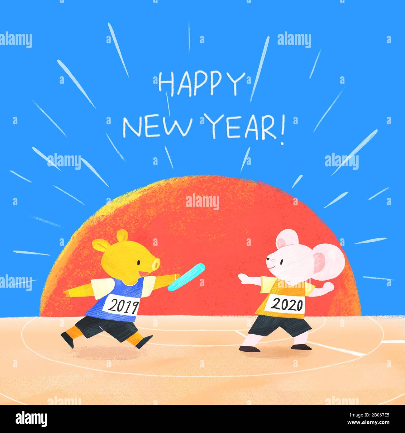 Golden relay Stock Vector Images - Alamy