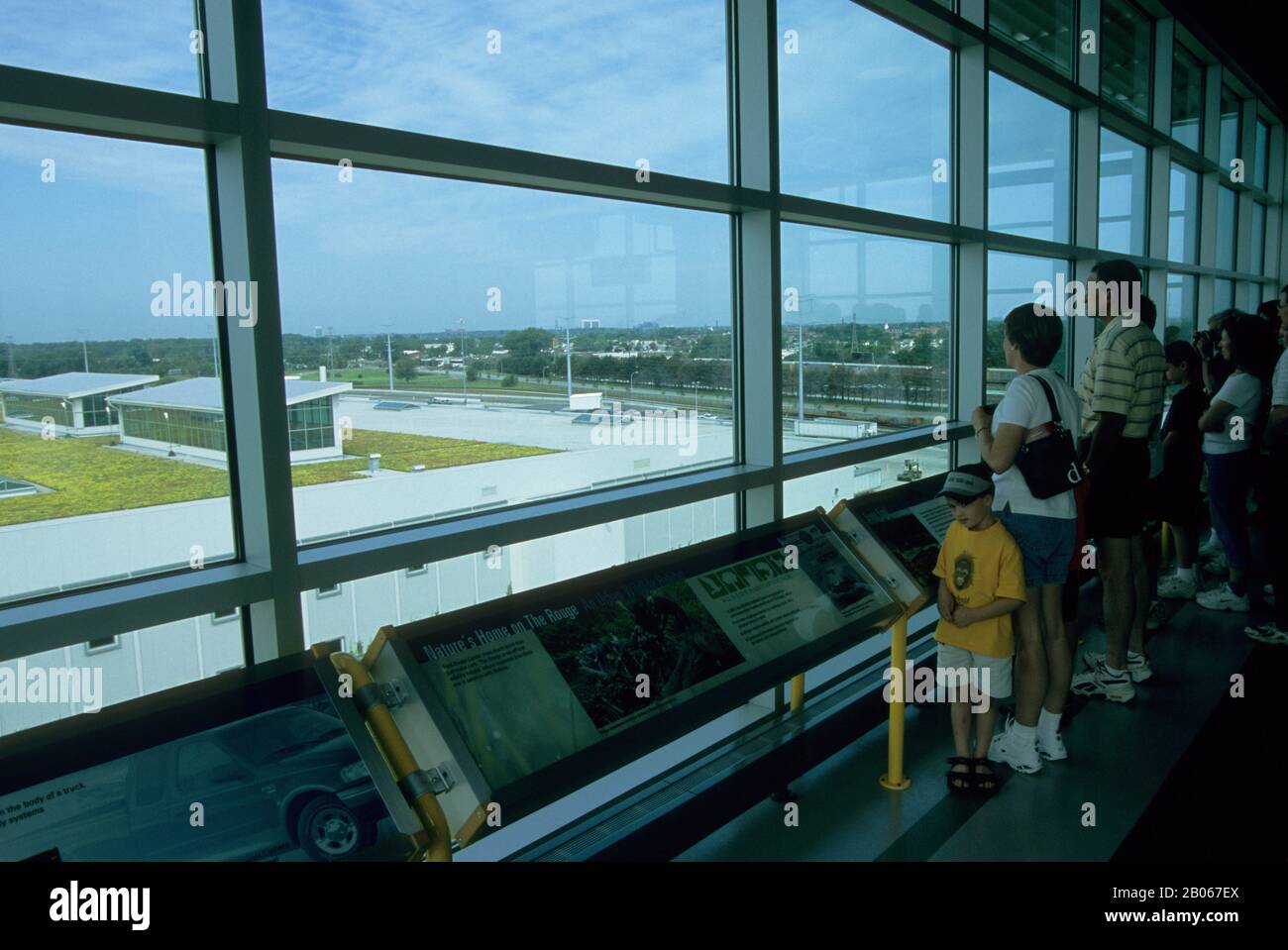 USA, MICHIGAN, NEAR DETROIT, DEARBORN, FORD ROUGE FACTORY TOUR ...