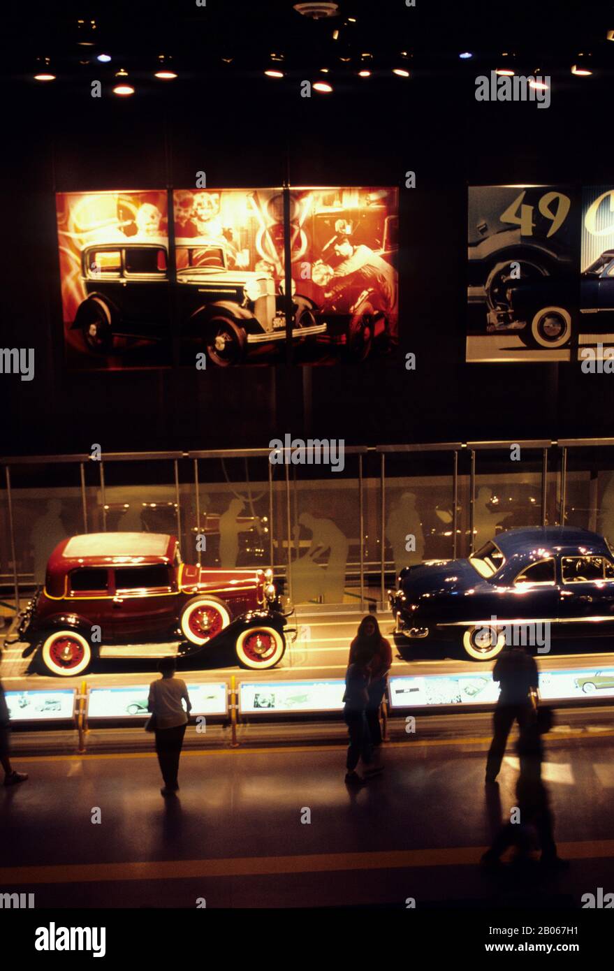 USA, MICHIGAN, NEAR DETROIT, DEARBORN, FORD ROUGE FACTORY TOUR, LEGACY ...