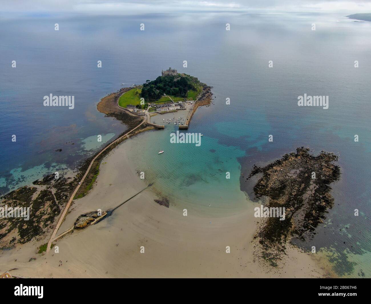 Penzance cornwall mount aerial hi-res stock photography and images - Alamy