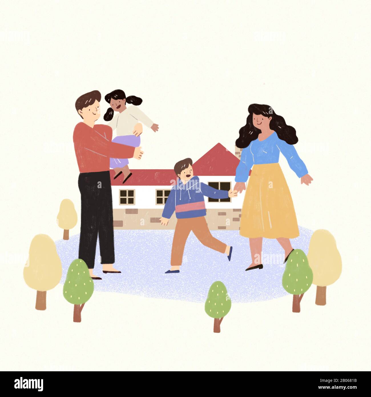 Social welfare building Stock Vector Images - Alamy