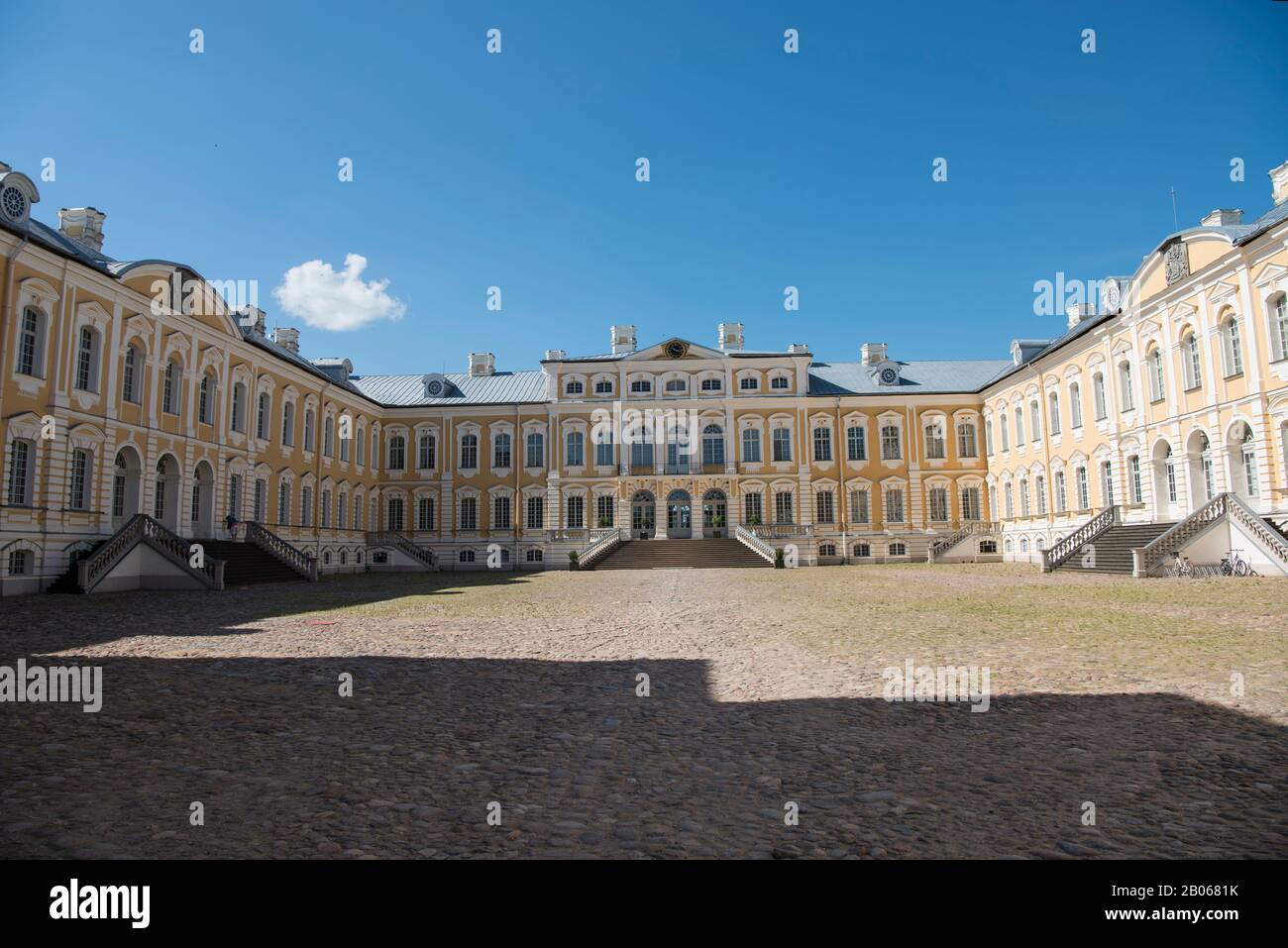 Entrance to Rundale Palace Museum, Latvia, 2019 Stock Photo - Alamy