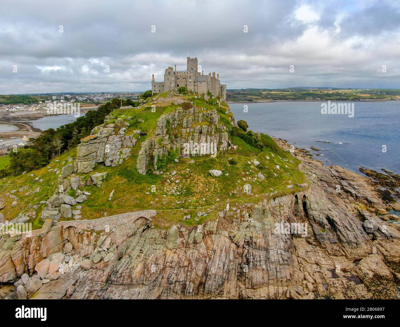 St Michael's Mount is a small tidal island in Mount's Bay, Cornwall ...