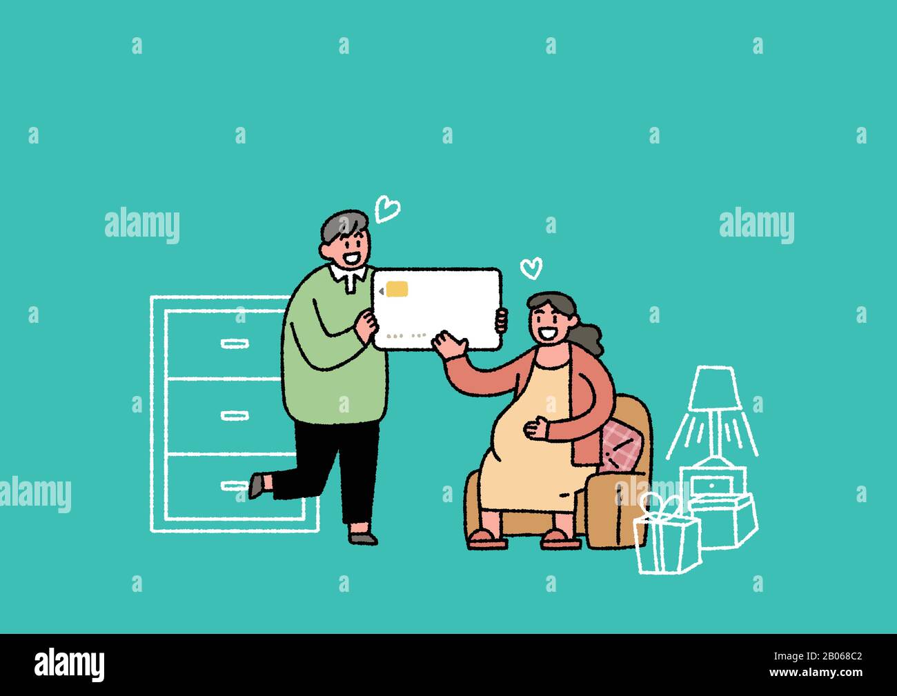 Welfare Check Cartoon