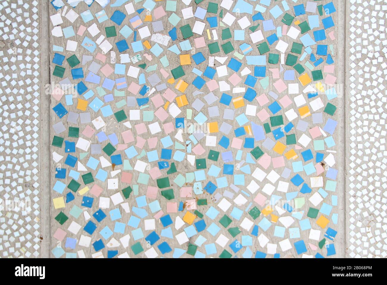 Retro wall old texture with colorful tiles, great design for any ...