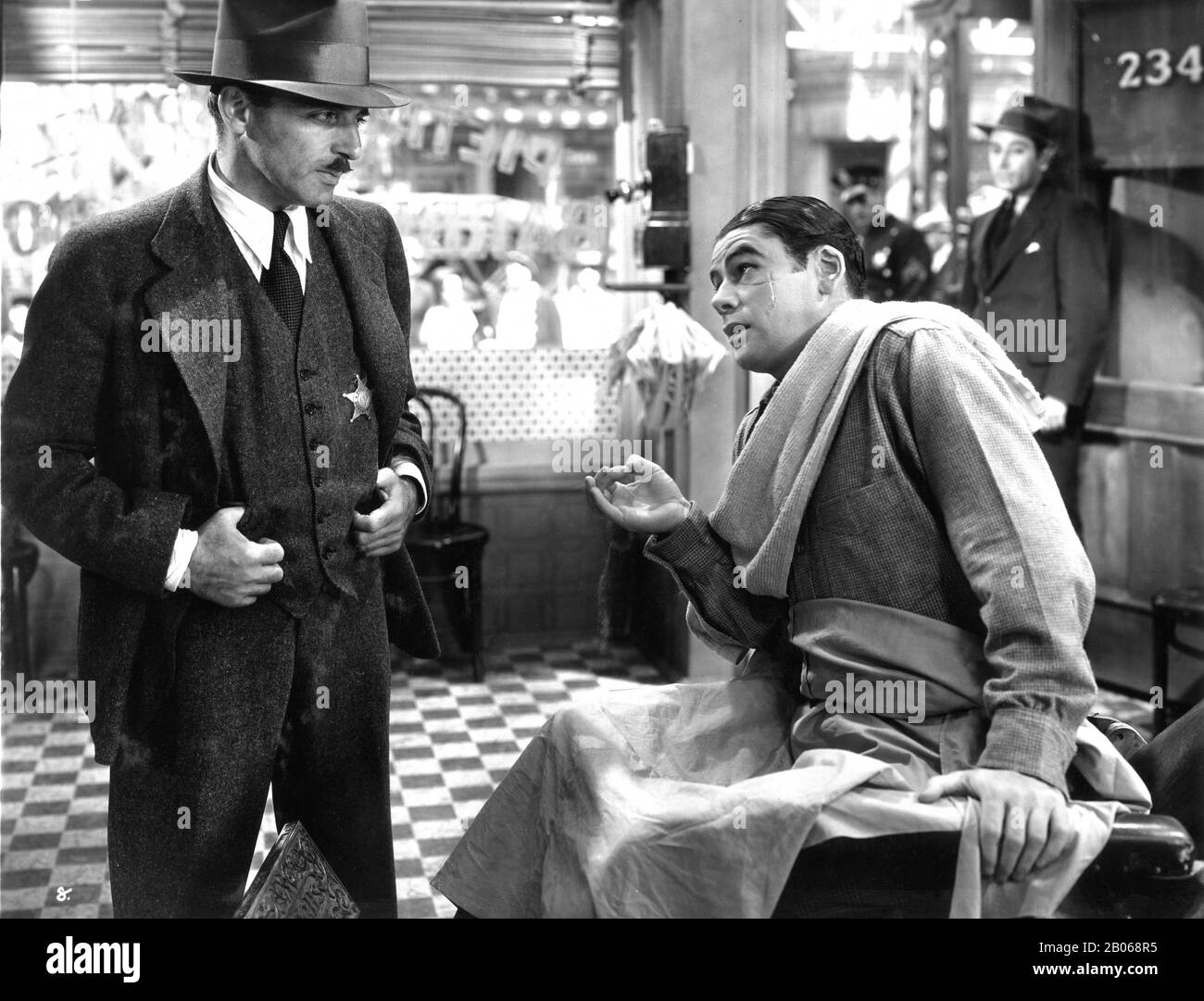 C. HENRY GORDON PAUL MUNI as Tony Camonte and GEORGE RAFT in SCARFACE ...