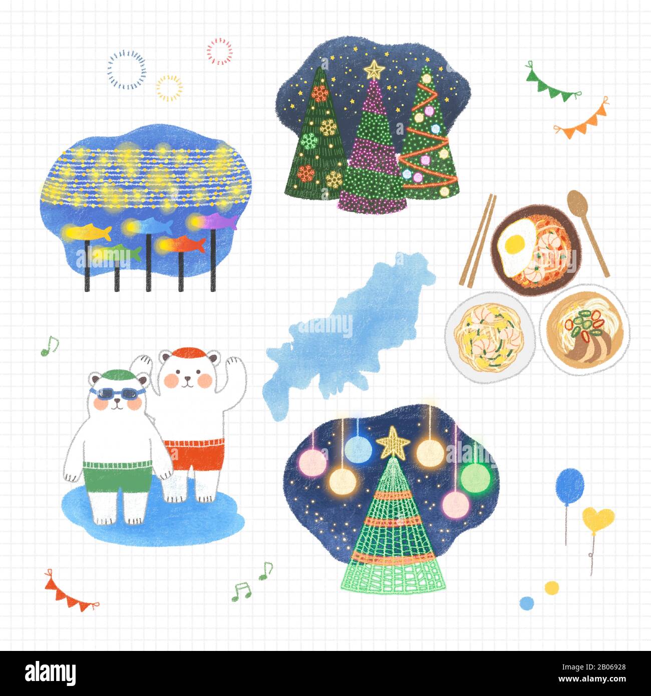 Food fair end Stock Vector Images - Alamy